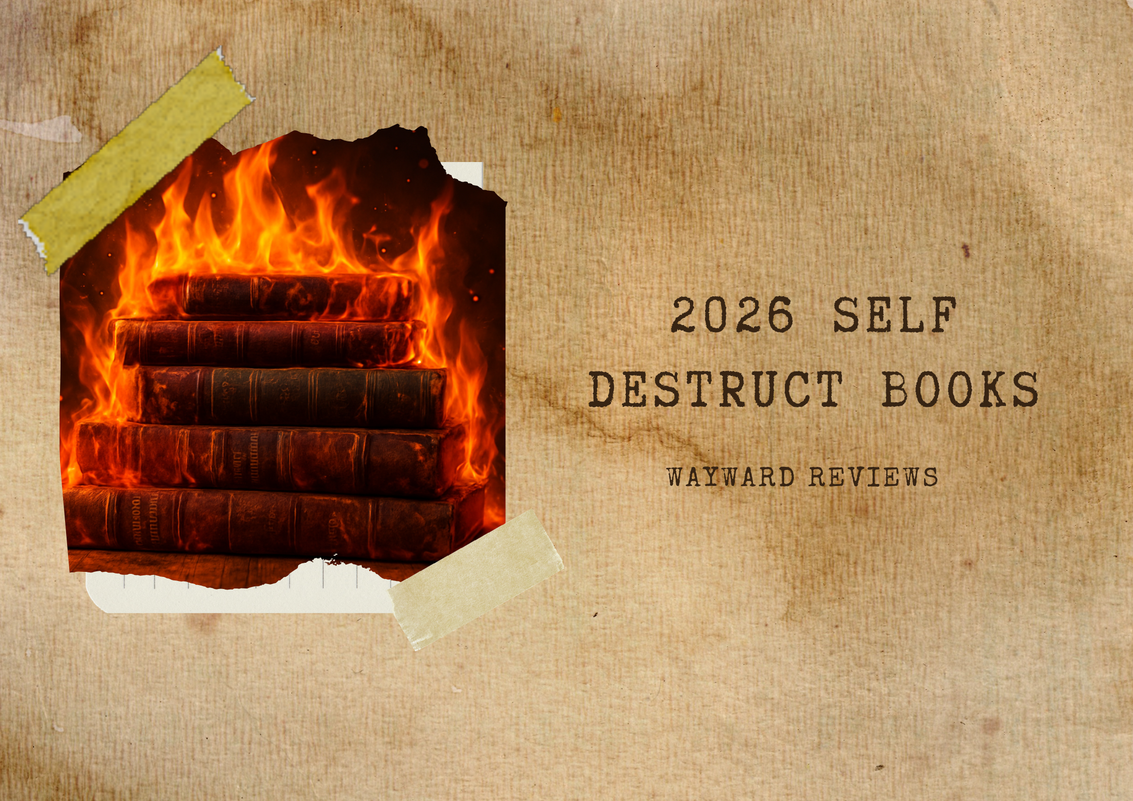 My Self-Destructing Books of 2026 – Wayward Reviews