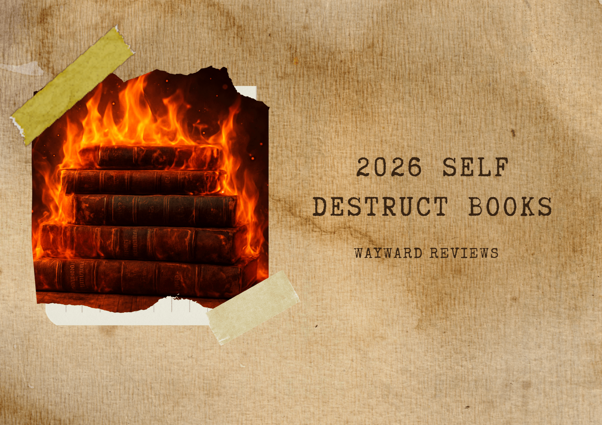 My Self-Destructing Books of 2026 – Wayward Reviews